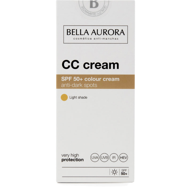 BELLA AURORA CC CREME ANTI TACHES SPF50 TEINTE CLAIRE 30 ML – Eclat